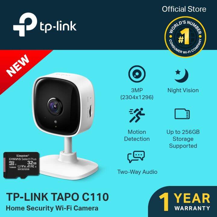 TP-Link Tapo C110 Home Security Wi-Fi Camera | Lazada PH