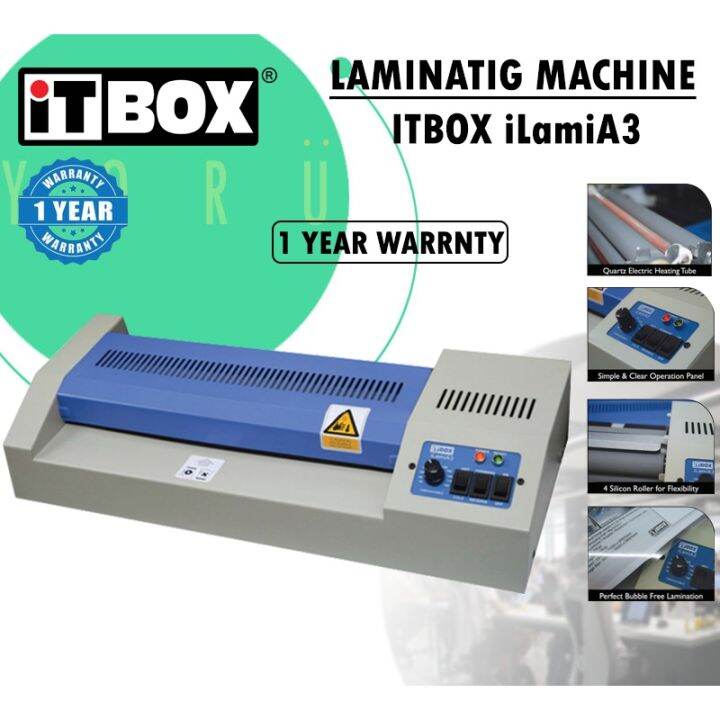 Itbox Laminating Machine A4 A3 Size Ilamia3 Laminator Hot And Cold
