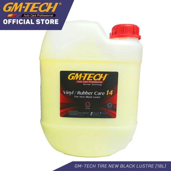 GM-TECH Tire New Black Lustre Matte Satin Look Tire Rubber Vinyl Care Dressing (18L) | Lazada