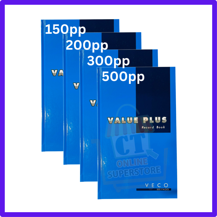 Veco Value Plus Record Book Blue | Lazada PH