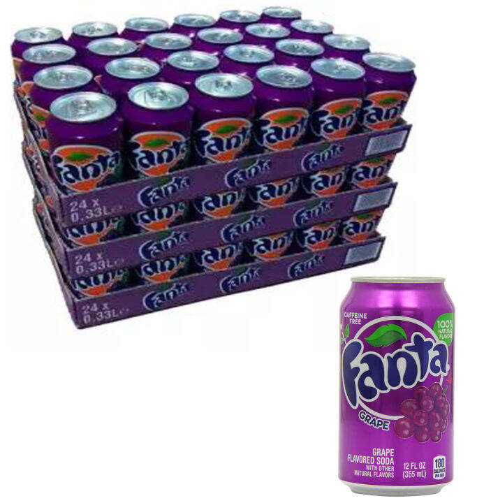 Fanta Grapes Flavored Soda (24 x 355ml) | Lazada PH