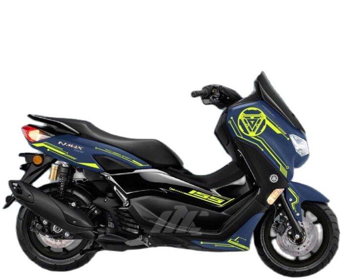 CUTTING STICKER NMAX NEW - STIKER NMAX 2020 - STIKER KUNING STABILO ...