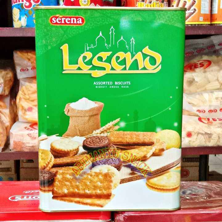 Biskuit Serena Legend Kaleng Besar 580 gr | Lazada Indonesia