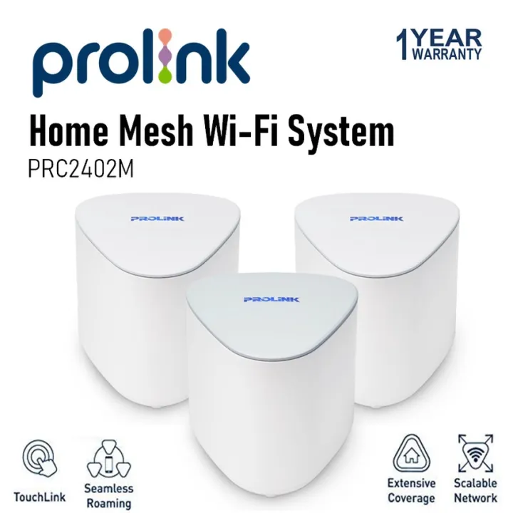 PROLiNK AC2100 Xtend Pro Whole Home Mesh Wifi System 2100 MBPS / PRC2402M {SINGLE} | Lazada PH