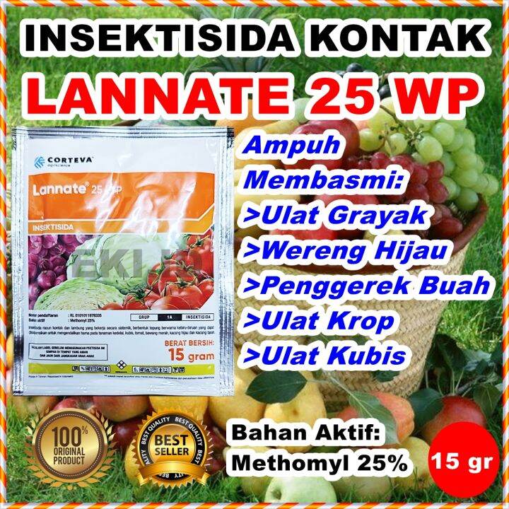 Dupont Lannate 25 WP 15 gr Sachet Insektisida Metomil Pembasmi Hama ...