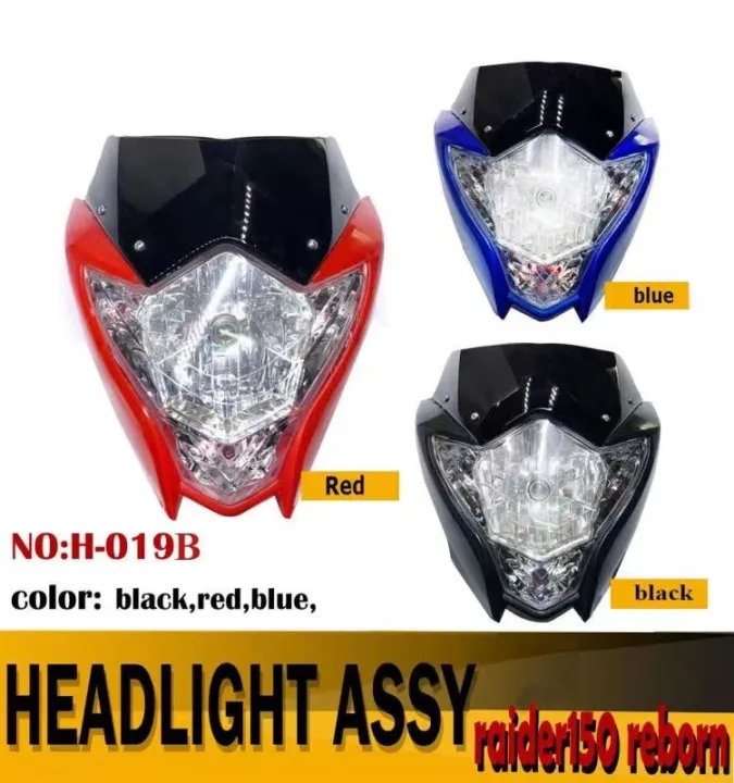 RAIDER 150 NEW REBORN HEADLIGHT WITH COWLING MOTORCYCLE RAIDER150 NEW ...
