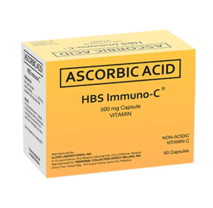 HBS IMMUNO - C 500mg 60 capsule per box with FREEBIES | Lazada PH