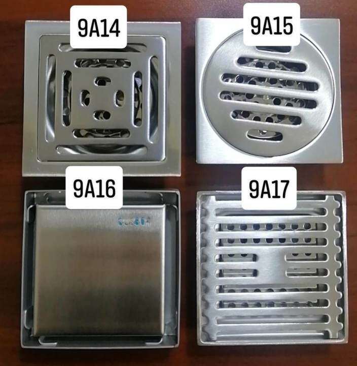 SUS304 Stainless Steel Floor Drain (304, Black and Gold) | Lazada PH