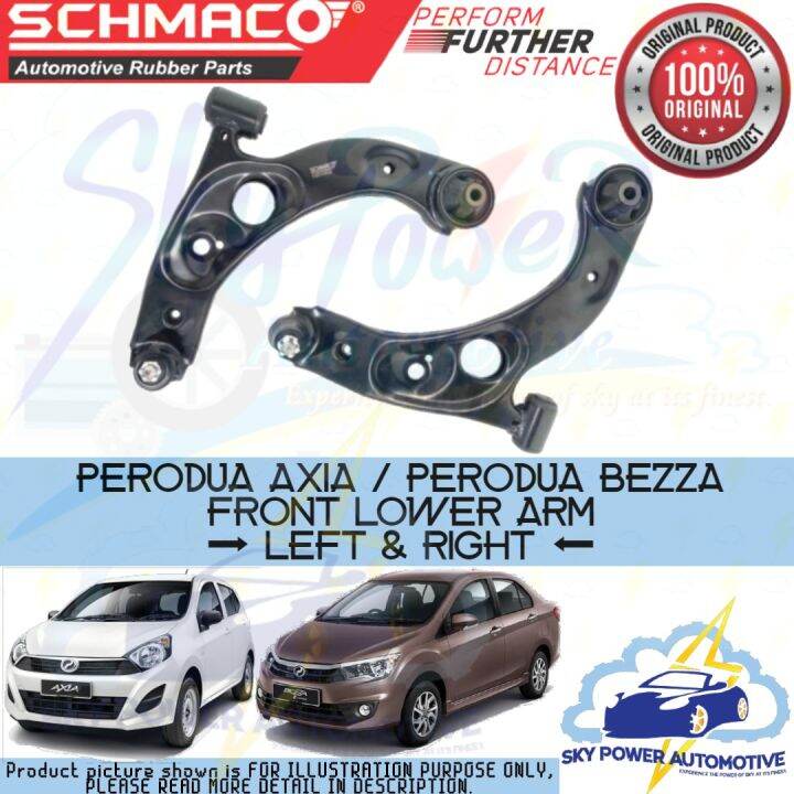 PERODUA AXIA / BEZZA SCHMACO LOWER ARM (FRONT LEFT & RIGHT) | Lazada