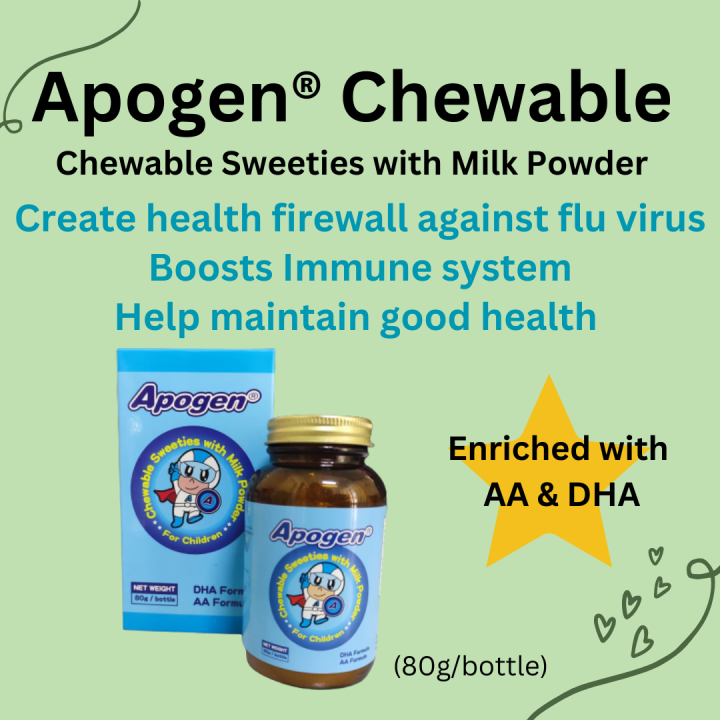 Apogen ® Chewable Sweeties with Milk Powder | Lazada
