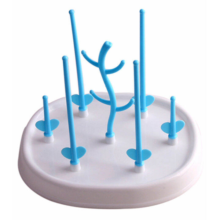 Baby Bottle Drying Rack Antibiotic Drainer Dryer Rack Shelf Feeding ...