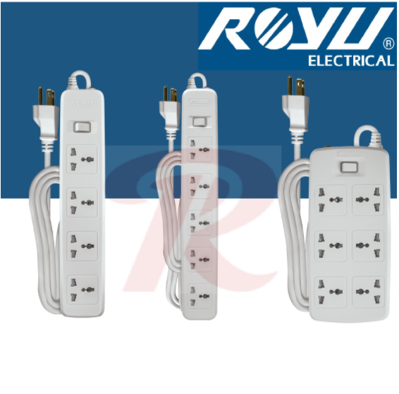 ROYU Extension Cord with One Master Switch 2METERS YUN CORD | Lazada PH