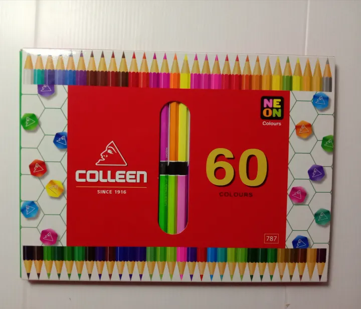 Colleen สีไม้คอลลีน 60สี 30แท่ง ชนิดสองหัว | Lazada.co.th
