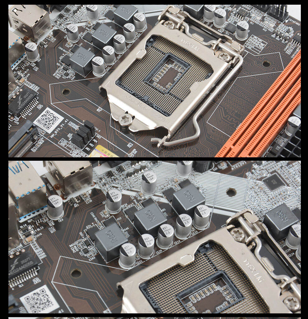 MINGSU intel B75เมนบอร์ดคอมพิวเตอร์ LGA1155 DDR3 เมนบอร์ดคอมพิวเตอร์ ...