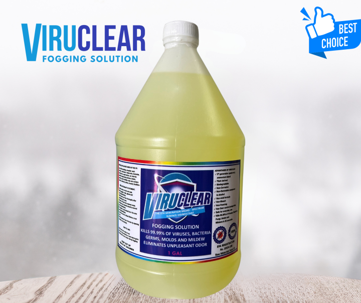 Viruclear Fogging Solution (LEMON FRESH) Disinfectant Sanitizer ...