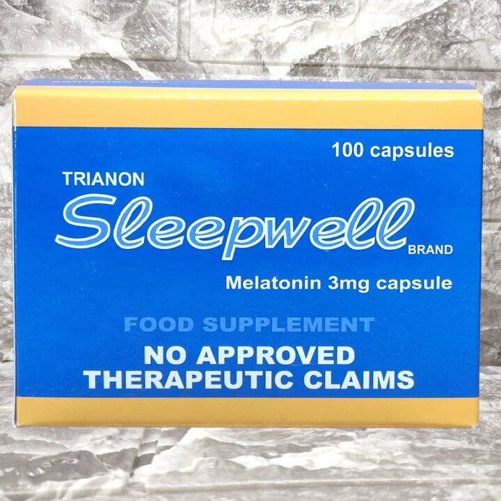 Sleepwell (Melatonin 3mg) 10 pcs / 30 pcs / 100 pcs Capsules | Lazada PH