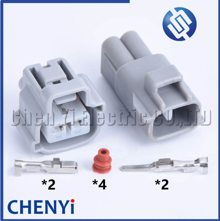 1 sets 2 Pin（ female or male） Automotive Fog Socket Lamp Plug Turn ...