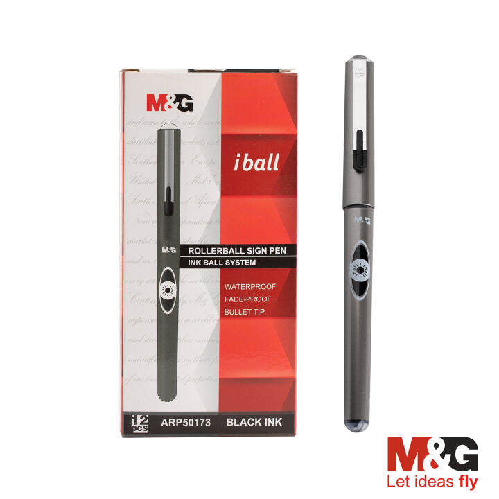 M&G Sign Pen iBall Tip 0.5mm Black ARP50173 | Lazada PH