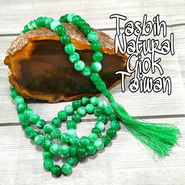 Tasbih Natural Batu Alam Giok Jade Taiwan Original | Lazada Indonesia