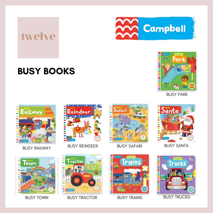 BUSY BOOK l Busy Park l Busy Railway l Busy Reindeer l Busy Safari l ...