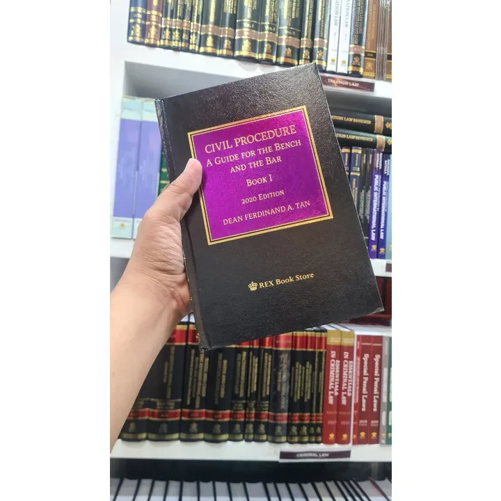 Civil Procedure: A Guide for the Bench and the Bar Book 1 - Tan (2020 ...