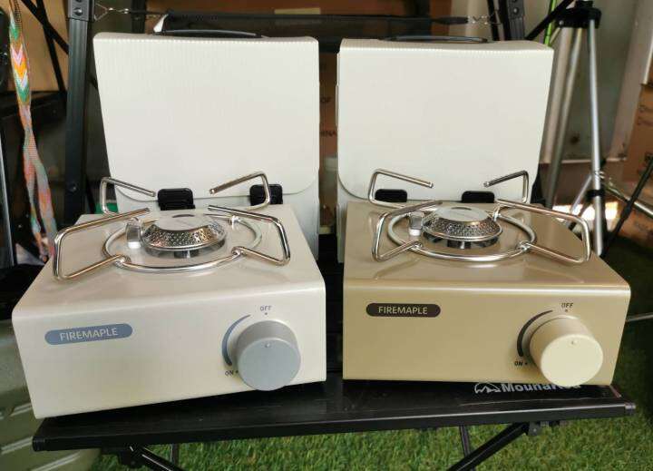 Fire Maple Lac Butane Gas Stove & Side Wood เตาแก๊ส พกพา ปิคนิค พร้อมกระเป๋า และ แผ่นไม้ตกแต่ง ...