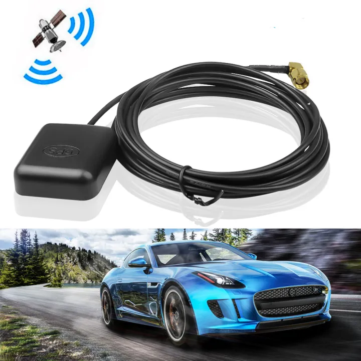 Car GPS Antenna Connector 2M Cable GPS Receiver Auto Aerial Adapter For ...