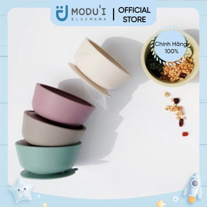 [BLUEMAMA] BÁT ĂN DẶM CÓ NẮP CHÍNH HÃNG MODUI | Lazada.vn