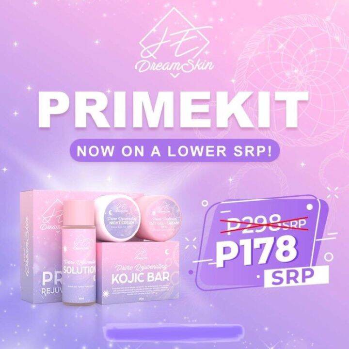 Prime Kit Rejuvenating Set by JE Dream Skin JEDS Jenna Essence | Lazada PH