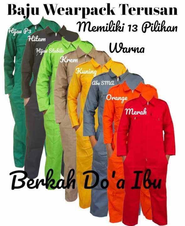 wearpack katelpak/coveral safety seragam kerja proyek | Lazada Indonesia