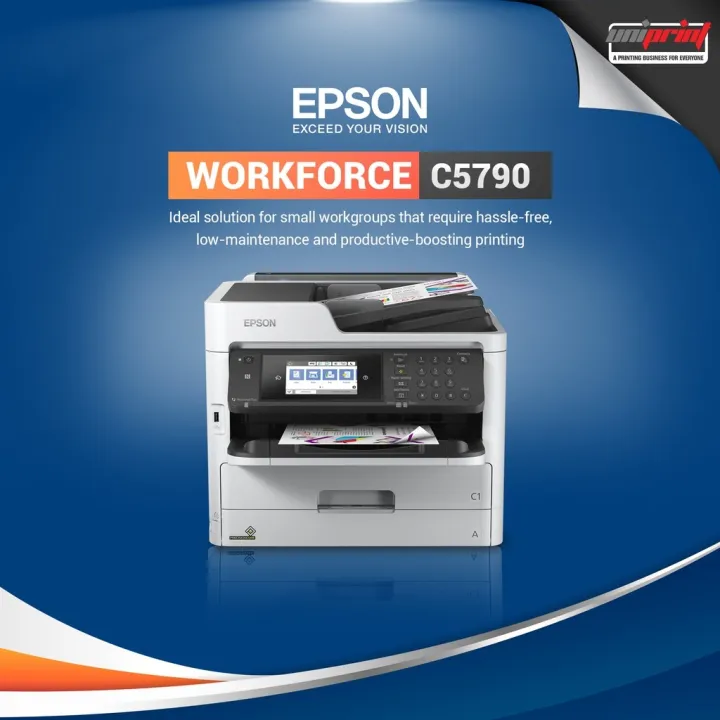 Epson WorkForce Pro WF-C5790 Network Multifunction Color Printer with Replaceable Ink Pack ...