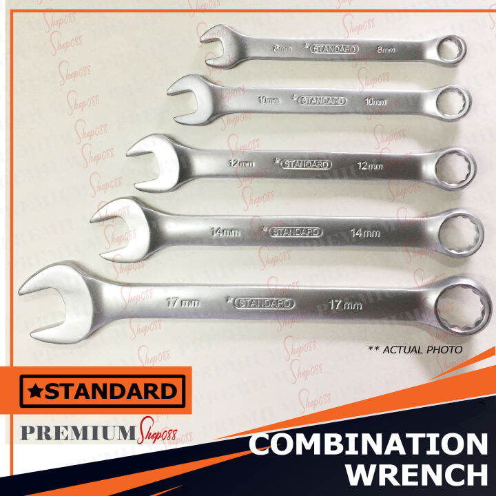 Standard Combination Wrench 6 7 8 9 10 11 12 13 14 15 16 17 18 19 20 21 ...