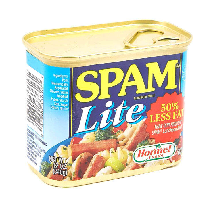 Spam Lite 50% Less Fat Luncheon Meat 340g | Lazada PH