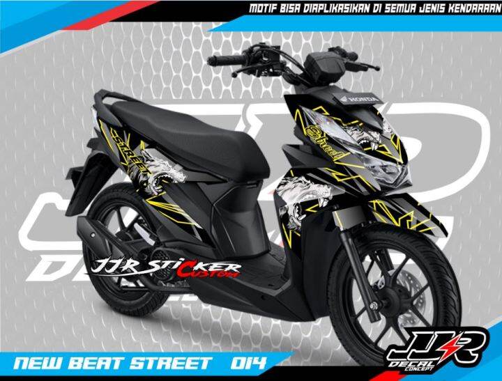 STIKER DECAL NEW HONDA BEAT DELUXE/ NEW HONDA BEAT STREET 2020-2023 ...