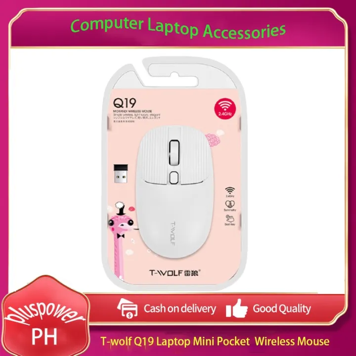 T-wolf Q19 Laptop Mini Pocket 2.4G Usb Slim Optical Inalambrico ...