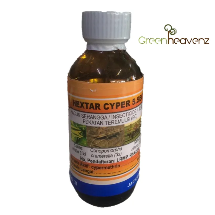 GHZ - Hextar Cyper 5.5EC Insecticide 100ml Racun Serangga Against Agricultural Plant Pests 杀虫剂 ...
