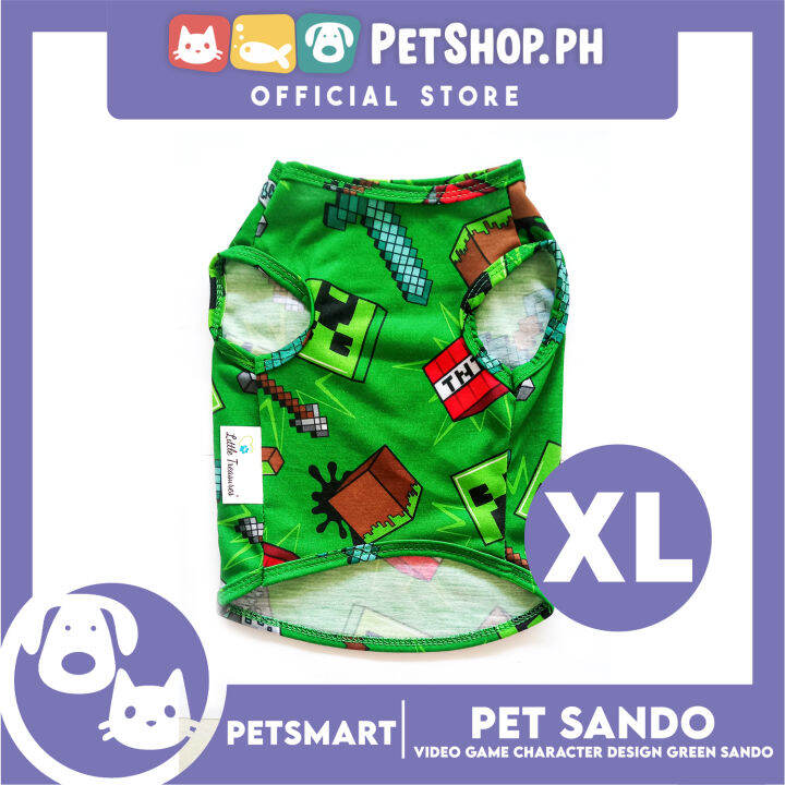 Pet Sando with Character Design, Green Color DG-CTN139XL (XL) Perfect ...