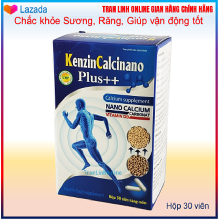 Viên uống Kenzin Calcinano pluss Calcium bổ sung canxi vitamin D3 ...
