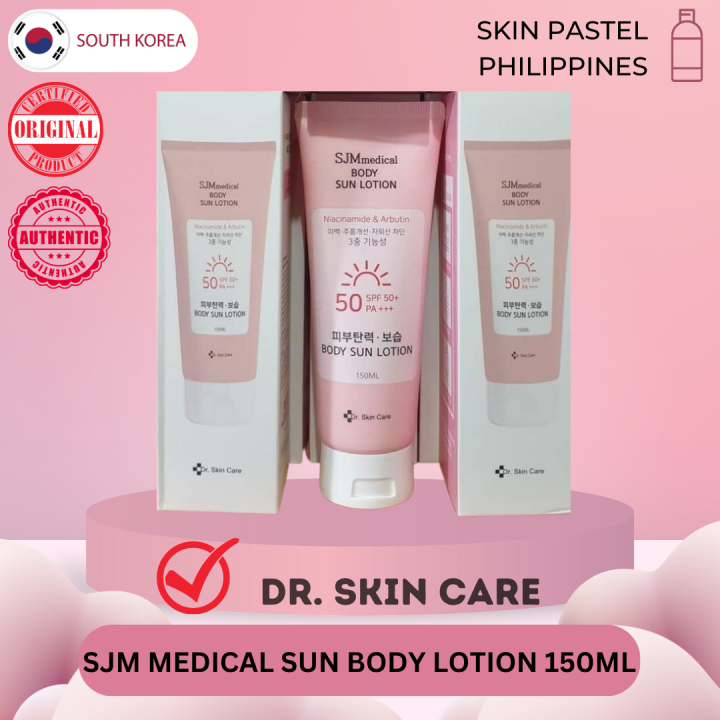 Korea SJM Medical Sun Body Lotion by Dr. Skin Care with Niacinamide and ...