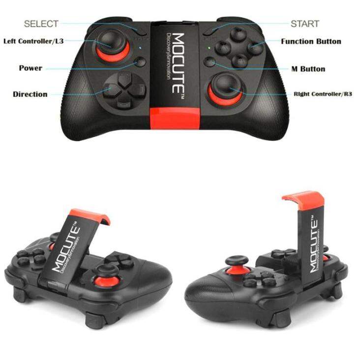 3 Bluetooth VR Gamepad Android Joystick Controller Selfie Shutter for ...