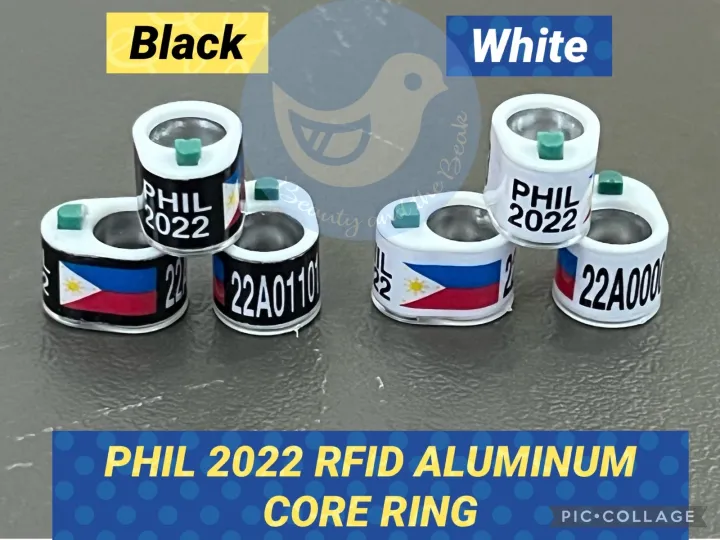 5 Pieces PHIL 2022 RFID Aluminum Core Rings 8mm Black and White | Lazada PH
