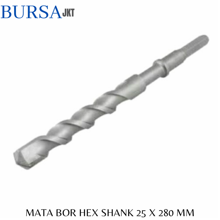 MATA BOR HEX SHANK BETON 25 X 280 MM | Lazada Indonesia