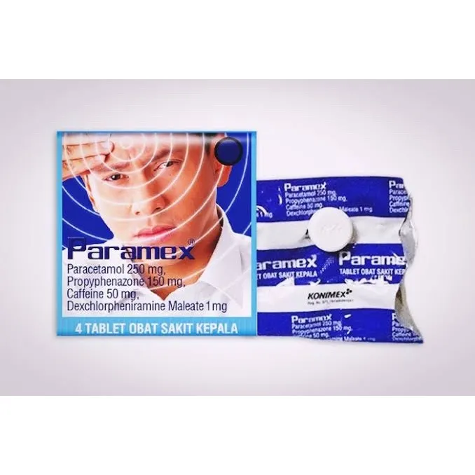Paramex Obat Sakit Kepala strip isi 4 tablet | Lazada Indonesia