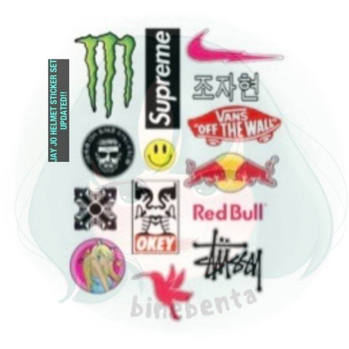 JAY JO HELMET STICKER SET WIND BREAKER MANHWA | Lazada PH