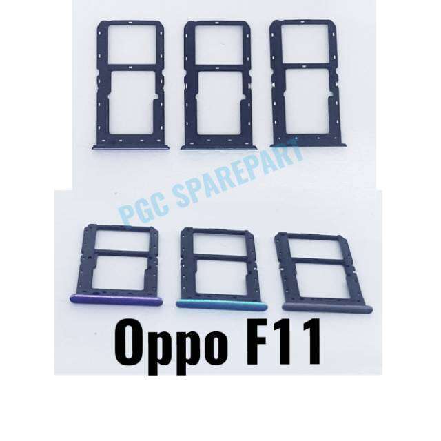 Original Simtray Oppo F11 - Tempat Simcard Simlock Sim Lock Slot Card ...