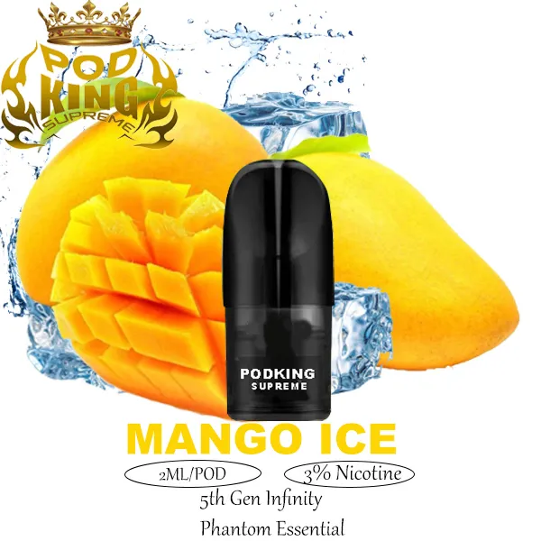 LEGIT POD KING SUPREME RELX 5TH GEN INFINITY PHANTOM SINGLE POD (MANGO ...