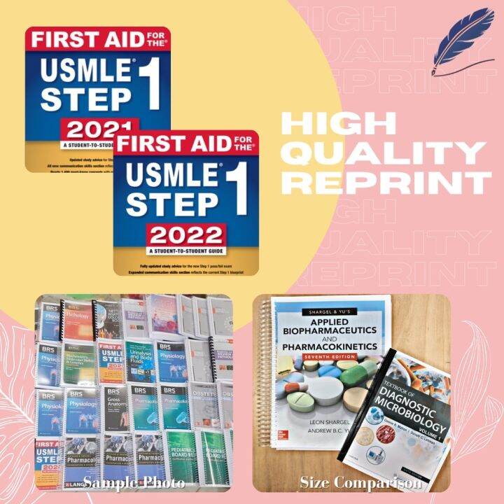 [Hot sales] ♛ 70gsm/80gsm colored - First Aid for the USMLE Step 1 2023 ...