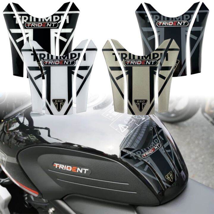 3D Motorcycle Sticker Fuel Tank Pad Protector Trident 660 Fuel Tank ...