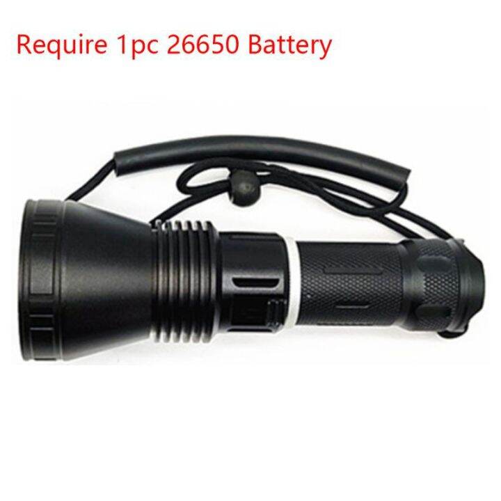 Super Bright P70 / P50 Diving Flashlight 3000LM IPX8 Highest Waterproof ...
