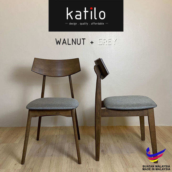 AUSTON 2pcs Dining Chair / Solid Wood Chair / Dining Room Furniture ...